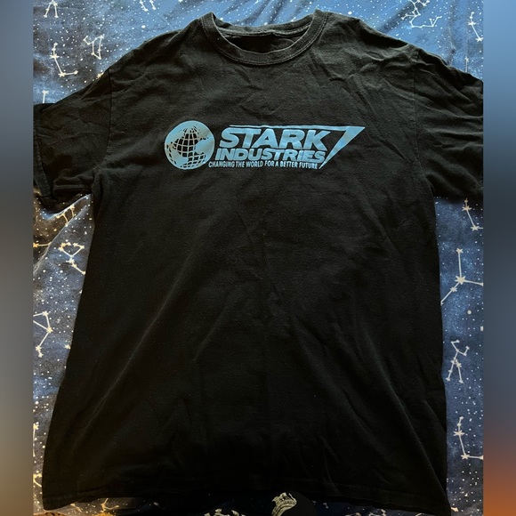 Marvel | Shirts | Marvel Stark Industries Tee Tony Stark Avengers ...